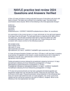 NAVLE practice test review 2024 Questions and Answers Verified - DocMerit