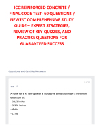 ICC Reinforced Concrete Special Inspector Review (NEW 2025/ 2026 Update ...