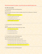 WGU D276 Web Development Foundations | Actual Study Guide (Latest 2025/ ...