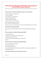 CRM Principles of Risk Management CRM Principles of Risk Management ...