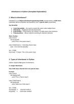 complete guide on Inheritance & Abstraction - DocMerit