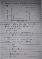 physics - derivation of equation of motion by velocity-time graph - DocMerit