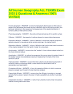 AP Human Geography 2025 Exam Review - Terms you Need to Know ...