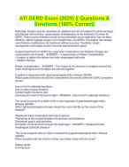 ATI GERD Exam (2025) || Questions & Solutions (100% Correct) - DocMerit