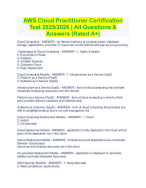 AWS Cloud Practitioner Exams 1, 2, 3, & 4 || Complete Questions ...