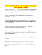 Derivative Classification Training (Final Exam) with 100% Verified ...
