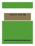 2024 OCR A Level Law H418/02 Law making and the law of tort Actual Mark ...