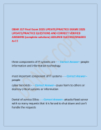 OBHR 317 Final Exam 2025 UPDATE/PRACTICE EXAME 2025 UPDATE/PRACTICE ...