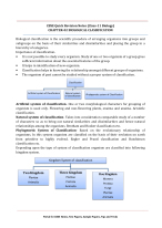 Class 11 2025-2026 (biological classification) handwritten notes - DocMerit