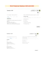 RN ATI Maternal Ob Dosage Calculation Latest Version 2025 Updated ...
