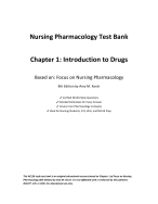 NCLEX Pharmacology Test Bank – Chapter 1 Introduction to Drugs – 50 ...