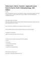 Patho Exam 1 Norris, Tommie L. Lippincott Course Point for Norris ...
