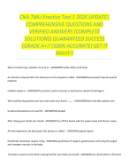 CNA TMU Practice Test 1 2025 UPDATE - DocMerit
