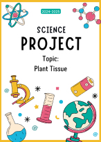 Science cover page template - DocMerit