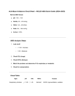 Acid-Base Imbalance Cheat Sheet – NCLEX ABG Quick Guide (2024–2025) - DocMerit