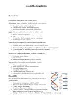 Comprehensive Cheat-Sheet Ati Teas 7 Biology Review. - DocMerit
