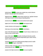 Overview of U.S. Government Structure and Key Documents - DocMerit