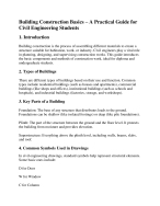 Soil Mechanics + Building Construction Basics - DocMerit