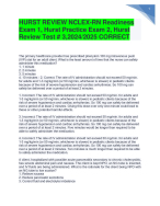 HURST REVIEW NCLEX-RN Readiness Exam 1, Hurst Practice Exam 2, Hurst ...