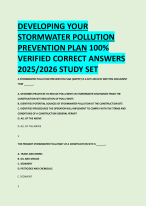 DEVELOPING YOUR STORMWATER POLLUTION PREVENTION PLAN 100% VERIFIED ...