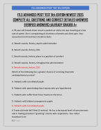 ITLS ADVANCED POST TEST 9th EDITION NEWEST 2025 COMPLETE ALL QUESTIONS ...