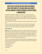 2025 EVOLVE ELSEVIER HESI MED SURG EXAM NEWEST 2025/2026 COMPLETE 200 ...