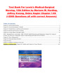 Test Bank For Lewis's Medical-Surgical Nursing, 12th Edition - DocMerit