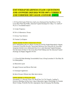 EMT FISDAP READINESS EXAM 1 QUESTIONS AND ANSWERS 2025/2026 WITH 100% CORRECT AND DETAILED ANS ...