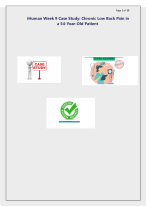 Credible iHuman Case Study: 54-Year-Old Male Experiencing Recurrent Back Pain (Class 6550 ...