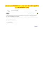 Next Gen ATI RN Community Health Proctored Exam 2023–2025 with NGN – 70 ...