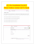 Next Gen 2025 PN Pharmacology ATI Exam With 60 Verified NGN Questions ...