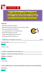 DCF CAAN Module 1 | Identifying Child Abuse & Neglect, Shaken Baby ...