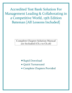 Management Leading & Collaborating in a Competitive World 15th Edition ...
