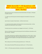 SNSA SONICOS 7 ACTUAL EXAM WITH CORRECT 300 ACTUAL QUESTIONS AND CORRECTLY WELL DEFINED ANSWERS ...