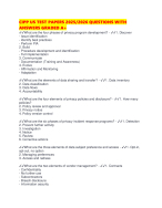 CIPP US TEST PAPERS 2025/2026 QUESTIONS WITH ANSWERS GRADED A+ - DocMerit
