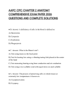 AAPC CPC CHAPTER 2 ANATOMY COMPREHENSIVE EXAM PAPER 2026 QUESTIONS AND ...