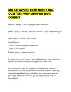 BUS 303 SAYLOR EXAM SCRIPT 2026 QUESTIONS WITH ANSWERS 100% CORRECT ...
