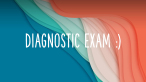 English A1 Diagnostic Test (PPTX) - Vocabulary, Grammar & Reading ...