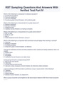 RBT SAMPLE TEST QUESTIONS AND ANSWERS COMPLETE TEST PART III - DocMerit
