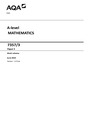 AQA A-level MATHEMATICS 7357/3 Paper 3 Mark scheme June 2023 Version: 1.0 Final - DocMerit