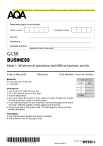 2025 AQA A-level BUSINESS Paper 2 Business 2 Combined Question Paper ...