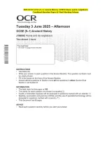 2025 OCR GCSE (9–1) Ancient History J198/01 Greece and Persia Combined ...
