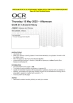 2025 OCR GCSE (9–1) Ancient History J198/01 Greece and Persia Combined ...