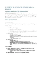 Chemistry 101: Atoms, The Periodic Table & Bonding - Ultimate Exam ...