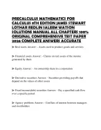 PRECALCULUS MATHEMATICS FOR CALCULUS 8TH EDITION JAMES STEWART LOTHAR ...
