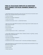 FEMA IS- 700.b Final Exam (New 2024/ 2025 Update) An Introduction to ...