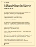 EMT JB Learning Pharmacology and Medication Administration Exam ...
