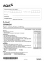 AQA 2022 SPANISH A LEVEL ALL QUESTION PAPERS and MARKSCHEMES - DocMerit