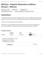 BIOD 121 Module 1, 2, 3, 4, 5, 6 Exam (2 Versions of Each Exam, Newest ...