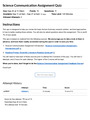 BIOL 200Science Communication Assignment Quiz: BIOL 200 Tutorial Fundamentals of Cell Biology ...